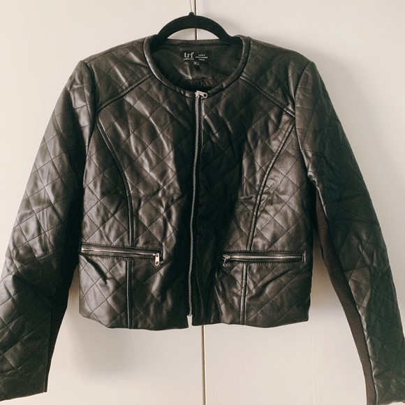 Zara | Jackets & Coats | Zara Trf Leather Jacket | Poshmark